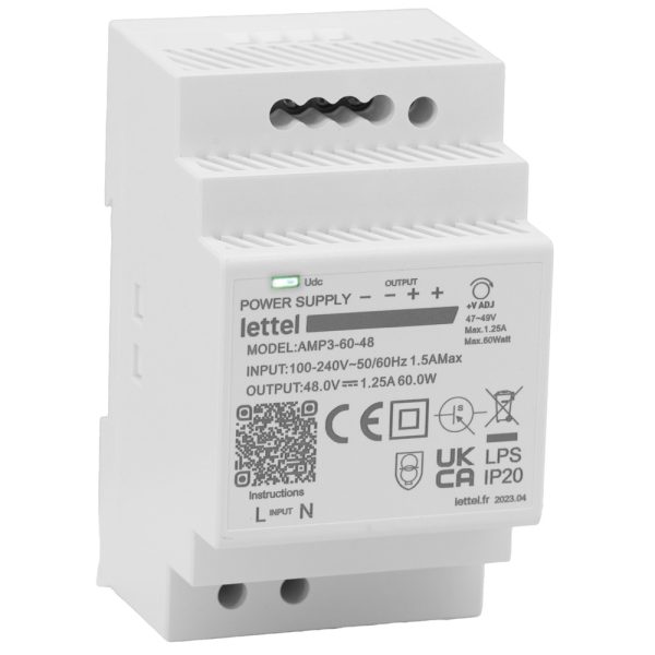 Alimentation stabilisée AC/DC 30W 12 ou 24V pour rail DIN |Enolec