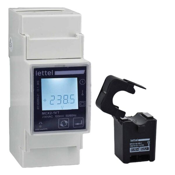 Compteur d'énergies triphasé 100A modbus agrée MID | Enolec